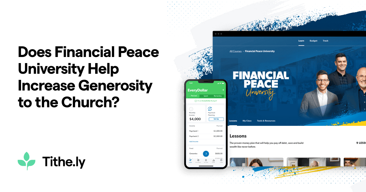 Financial Peace University & Tithely Help Increase Generosity for Churches